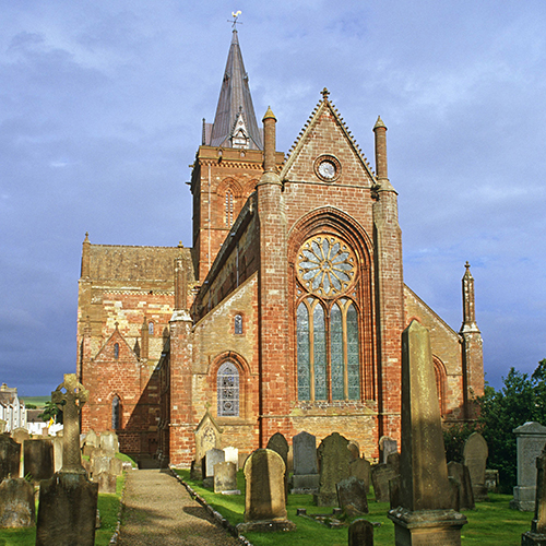 St Magnus Cathedral in Kirkwall, Orkney